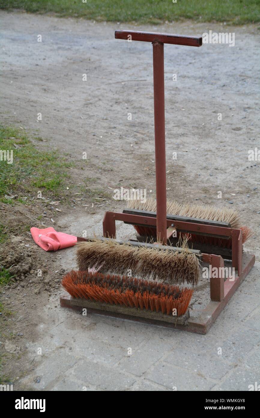 Sweeping the ground hi-res stock photography and images - Alamy