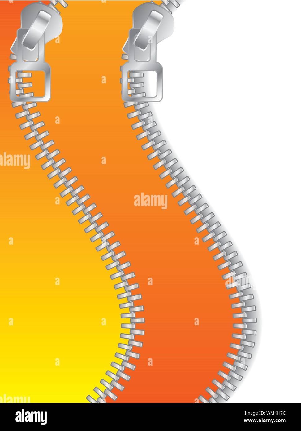 Double zipper Stock Vector Images - Alamy
