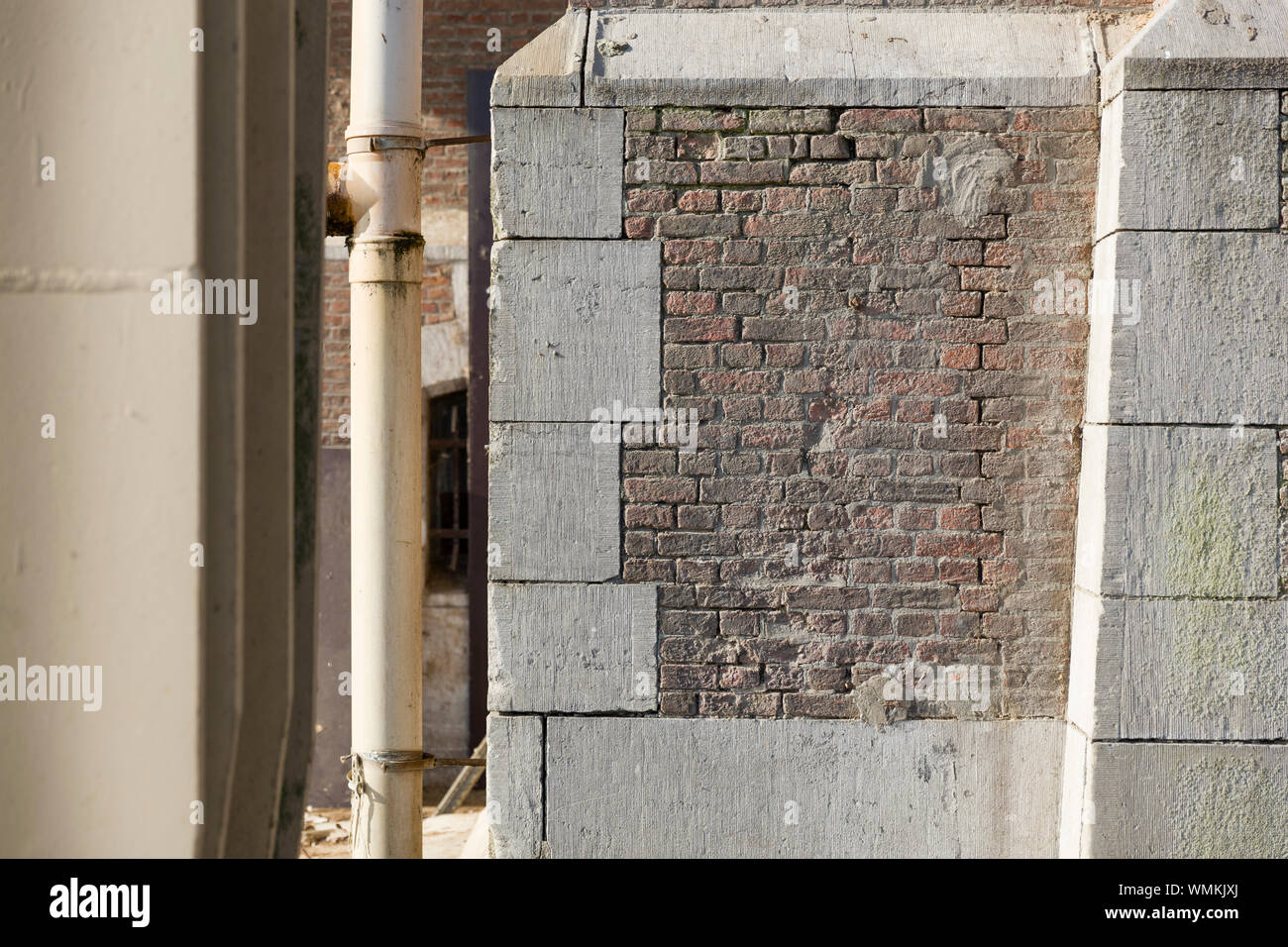 The old remnants of the harbour of Antwerp Stock Photo - Alamy