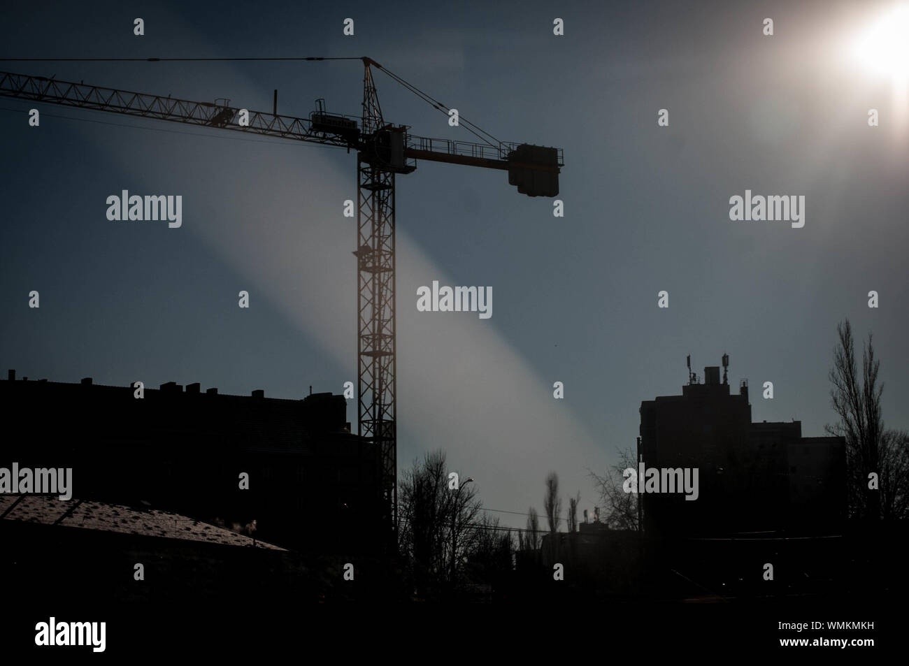 Construction crain hi-res stock photography and images - Alamy