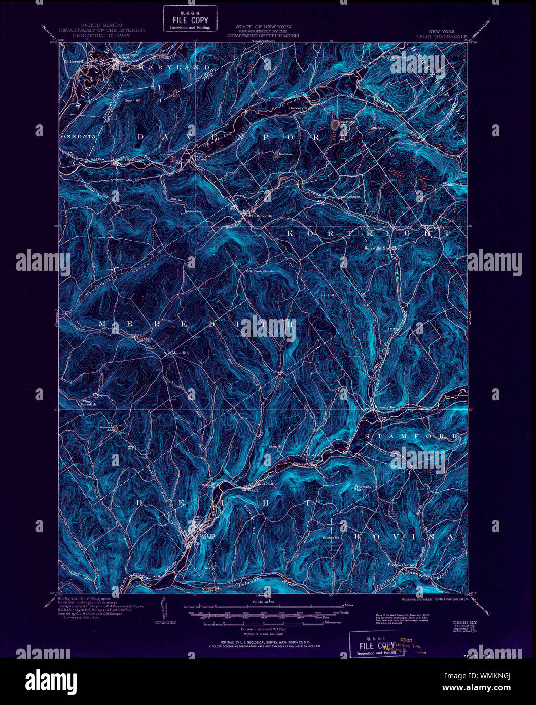 Map of delhi new york hi-res stock photography and images - Alamy