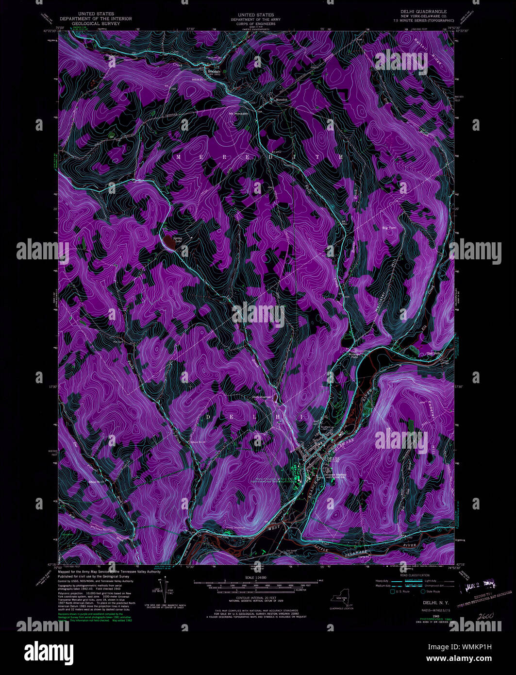 Map of delhi new york hi-res stock photography and images - Alamy