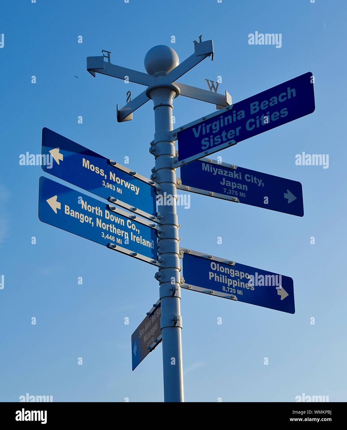 Beach directional signs hi-res stock photography and images - Alamy