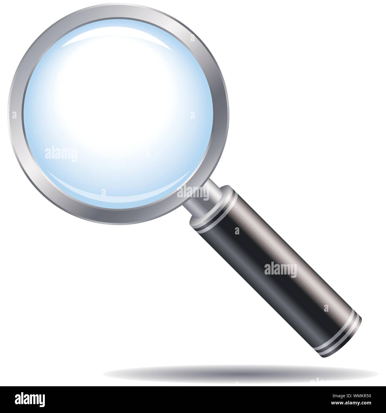 Realistic vector magnifying glass Stock Vector Image & Art - Alamy
