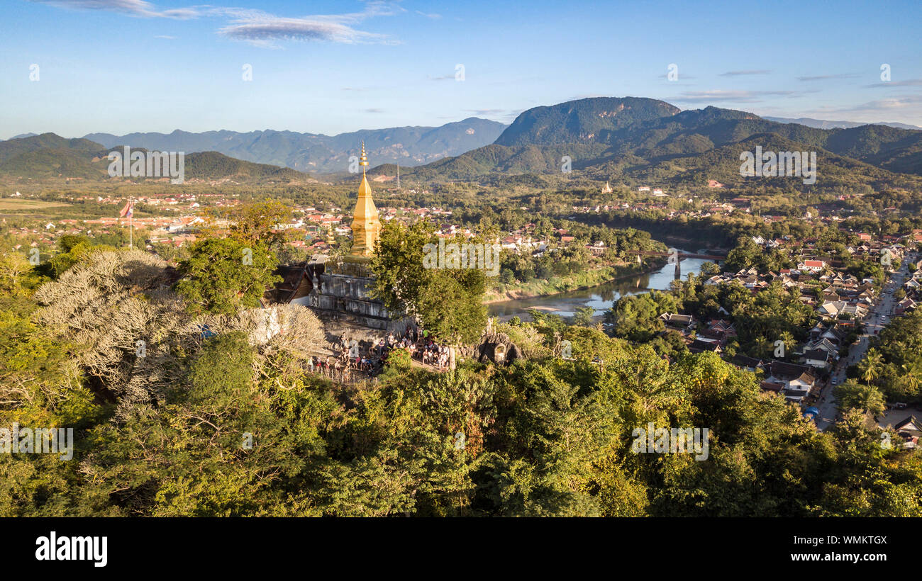 Aerial view temple hi-res stock photography and images - Alamy