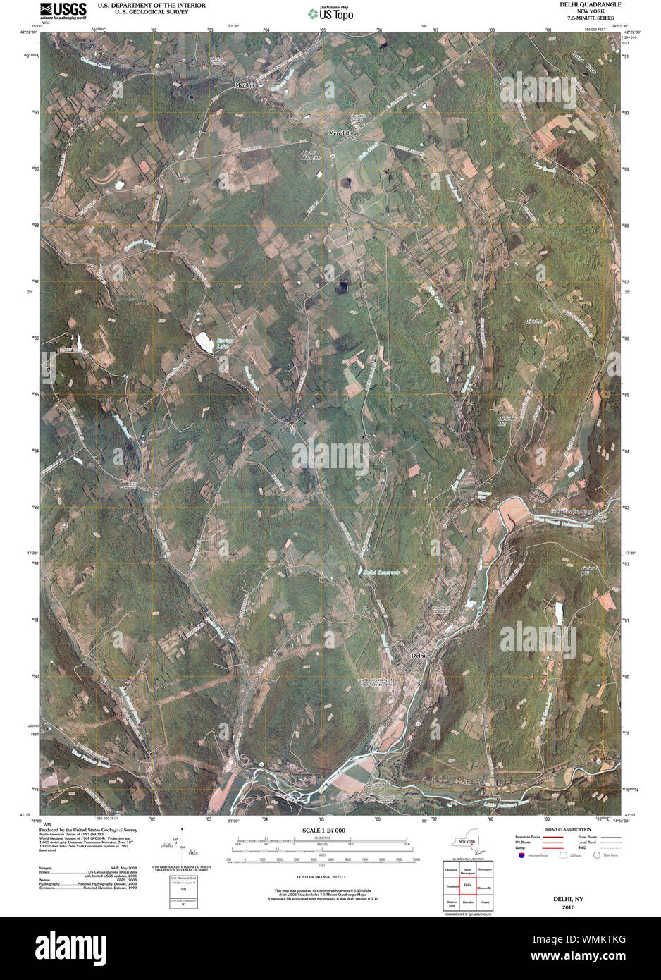 Map of delhi new york Cut Out Stock Images & Pictures - Alamy