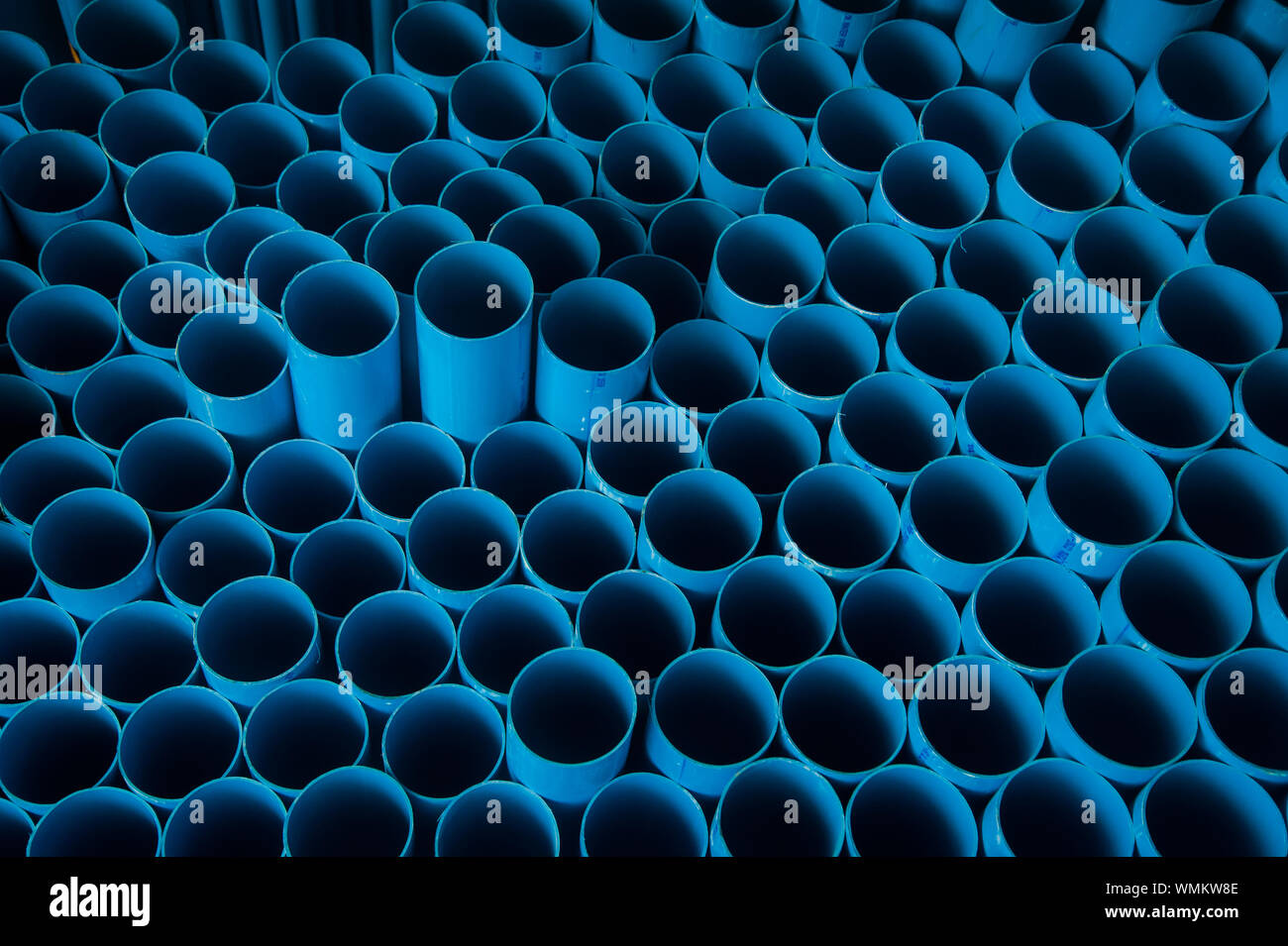 Blue plastic pipe hi-res stock photography and images - Alamy