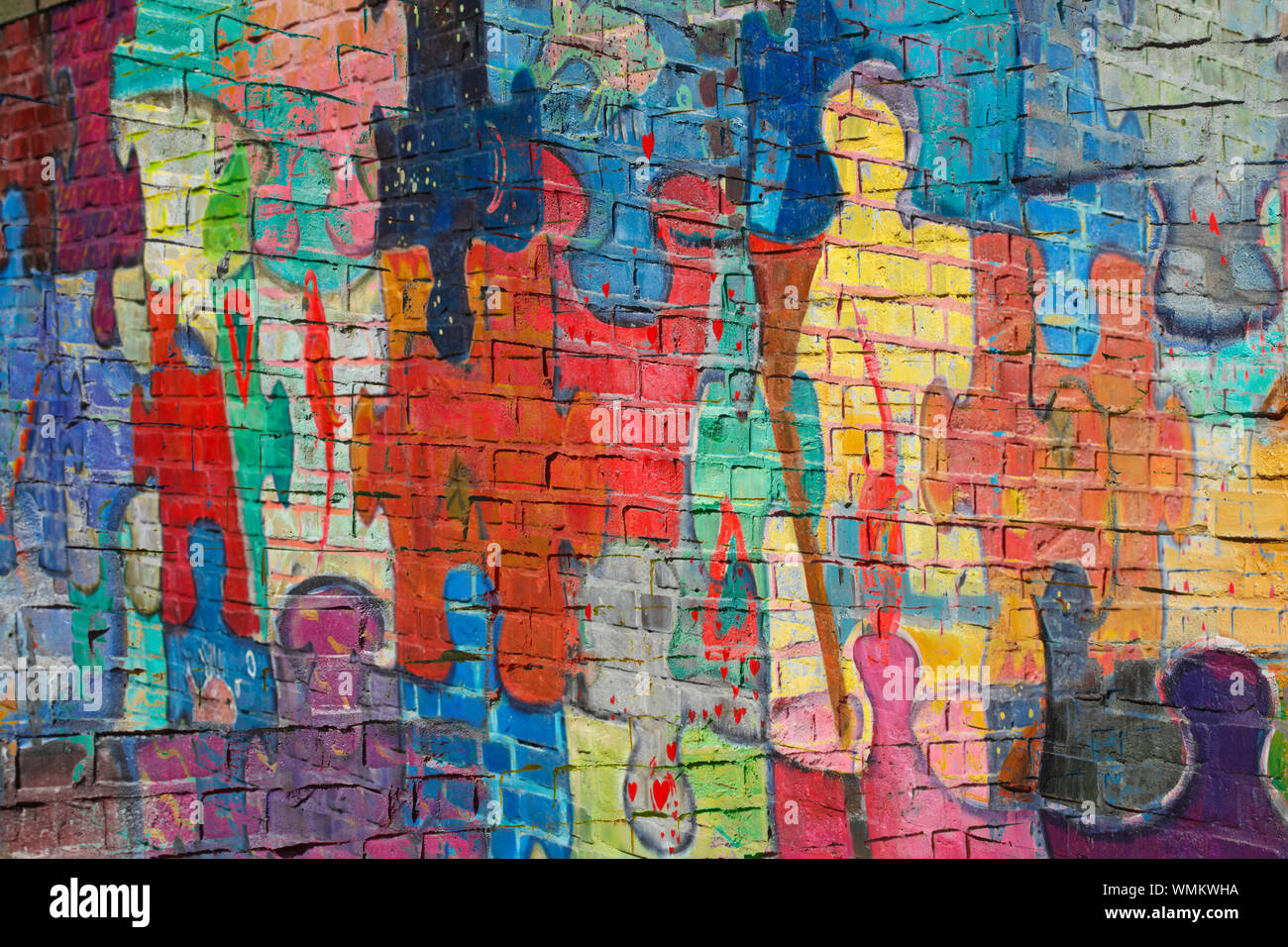 Puzzle abstract, Colorful Brick Wall, Bricks, Background Picture ...