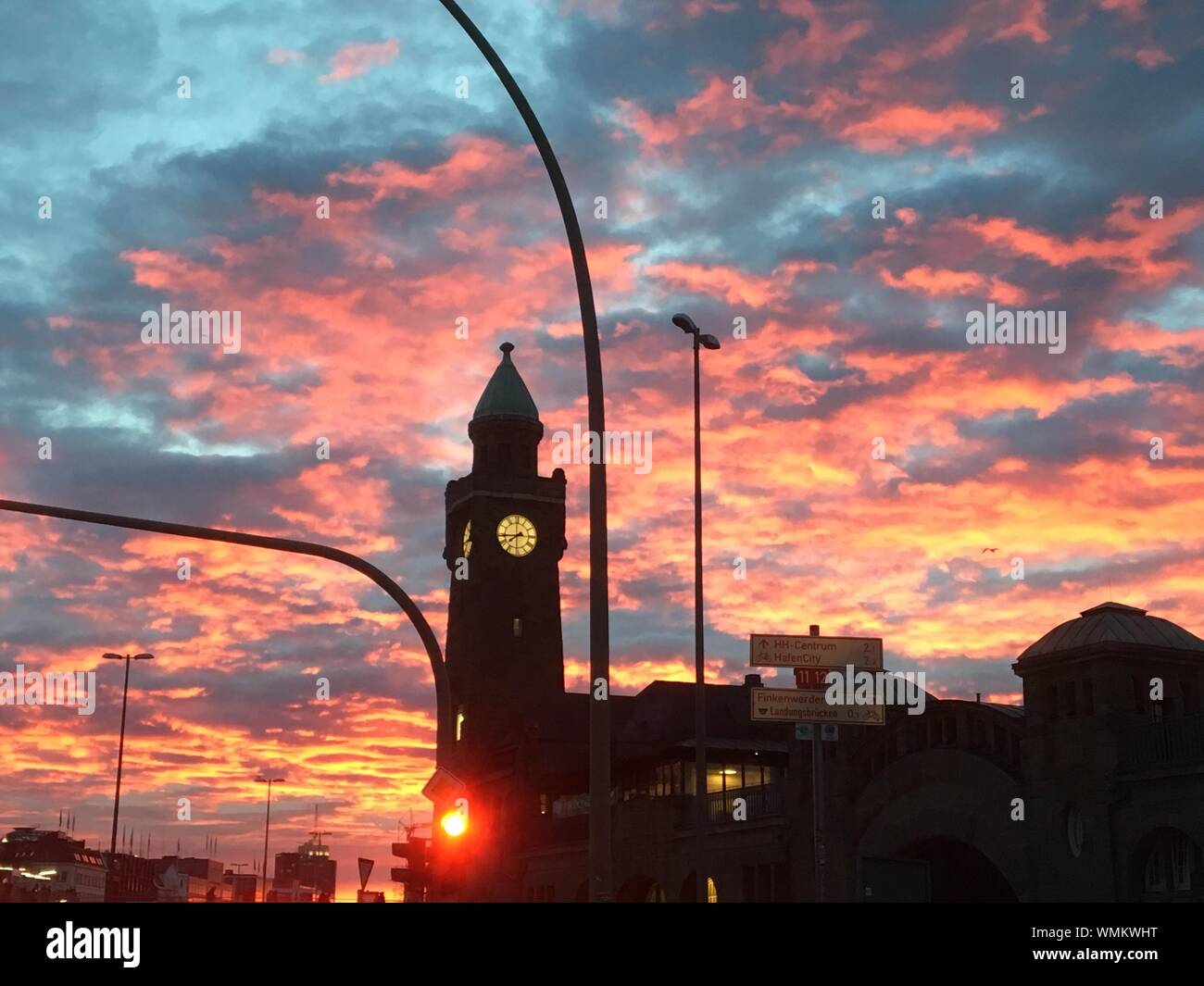 Clock tower sunset hi-res stock photography and images - Alamy