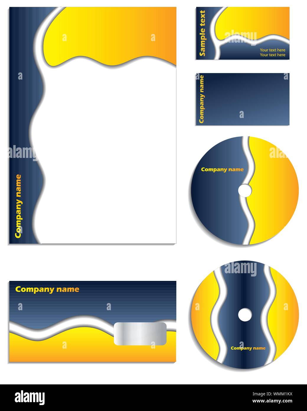 Company vector set with cd Stock Vector Image & Art - Alamy