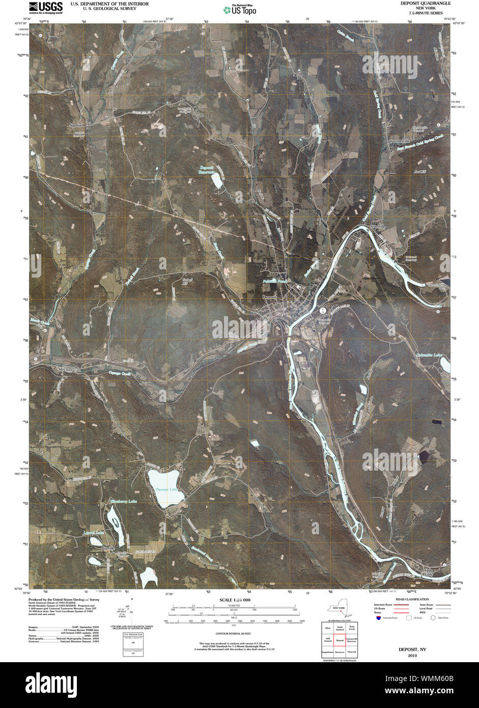 Deposit new york map hi-res stock photography and images - Alamy