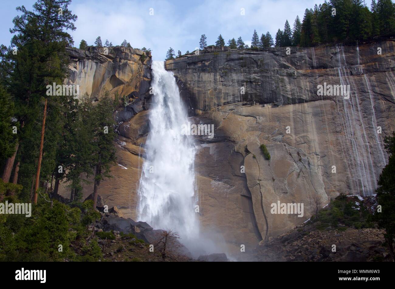 View Of Waterfall Stock Photo - Alamy