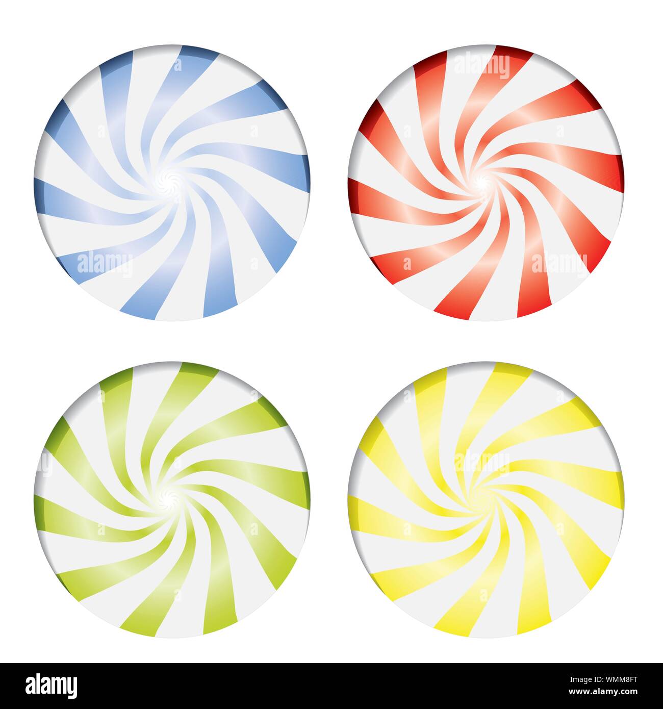 Mint candies Stock Vector Images - Alamy