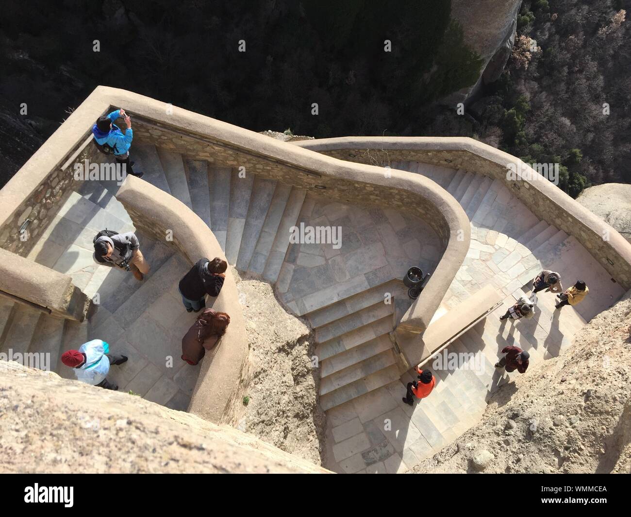 People walking from above hi-res stock photography and images - Alamy