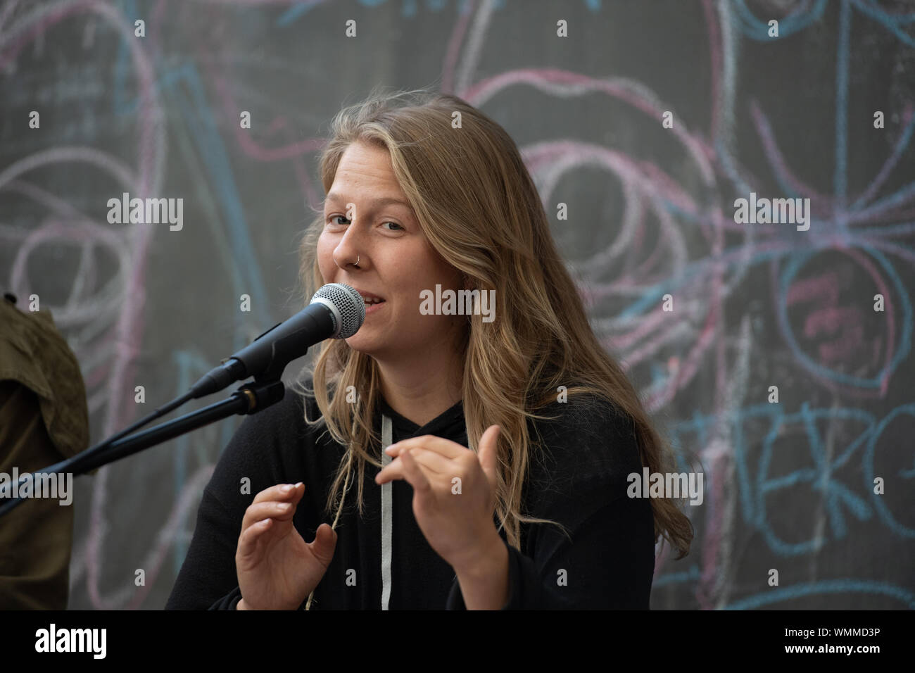 Berlin, Germany. 05th Sep, 2019. Hannah Elshorst, climate activist of ...