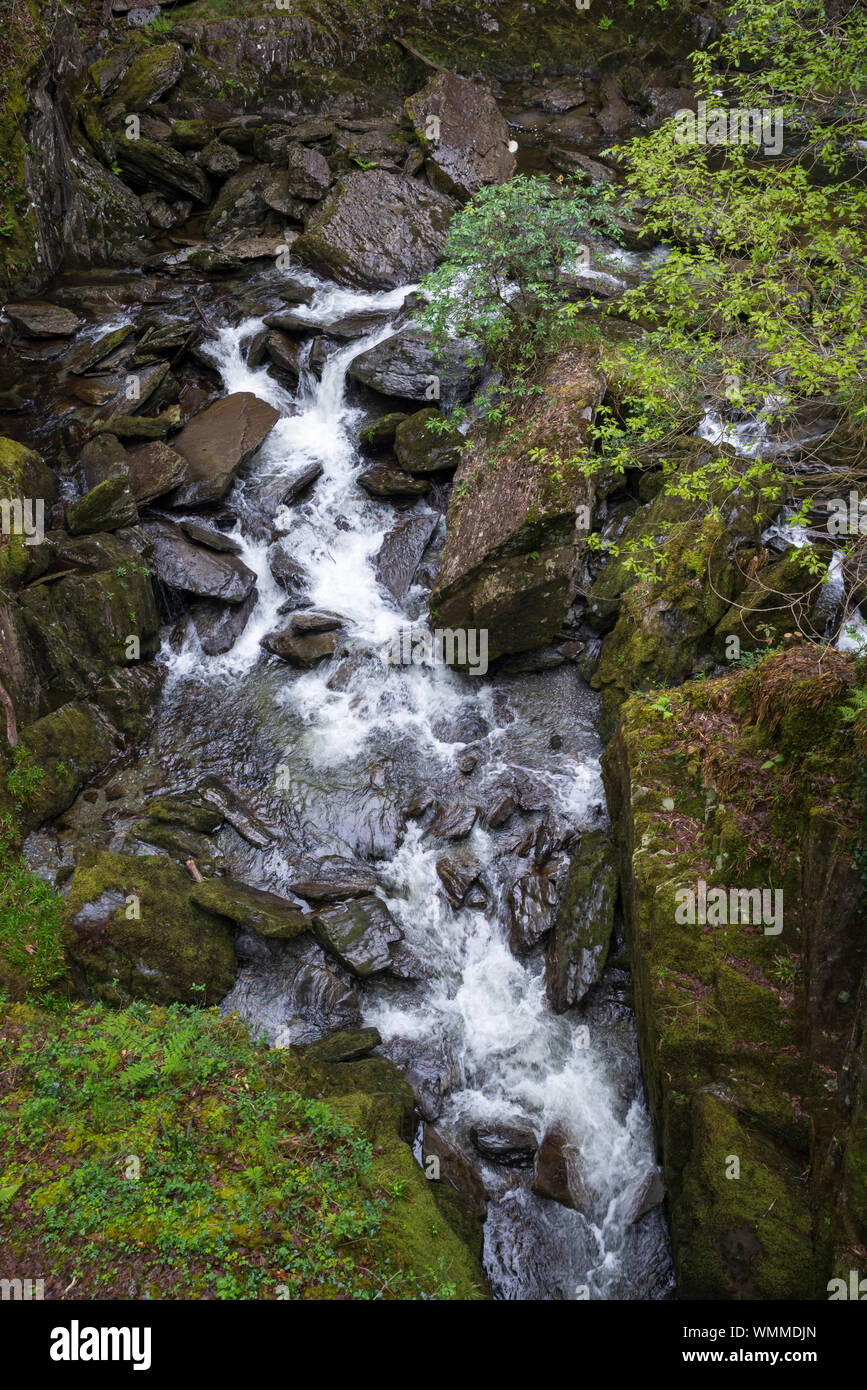 Mynach waterfalls hi-res stock photography and images - Alamy