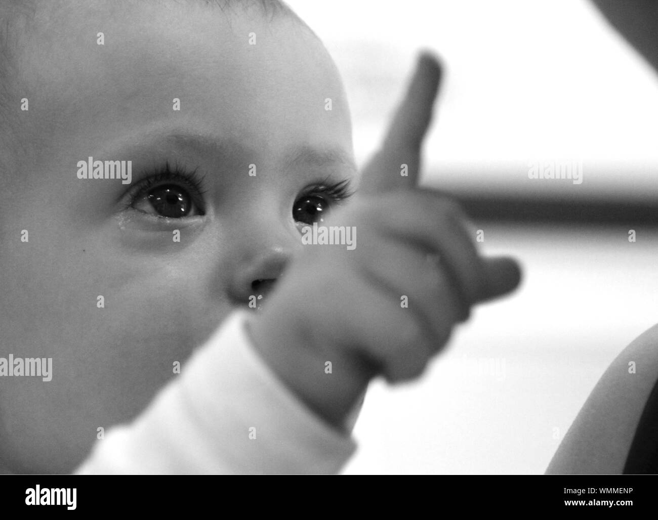 Toddler pointing his finger hi-res stock photography and images - Alamy