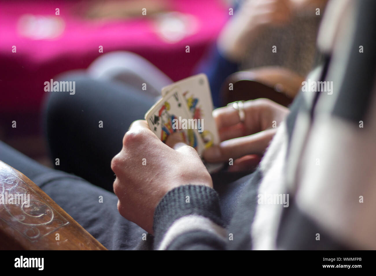 Man poker cards hi-res stock photography and images - Alamy