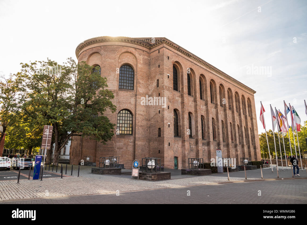 Trier, Germany. The Basilica of Constantine (Konstantinbasilika) or ...