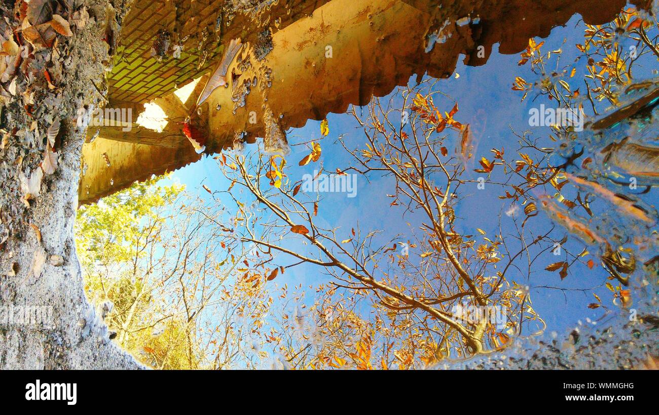 Reflection puddle run hi-res stock photography and images - Alamy