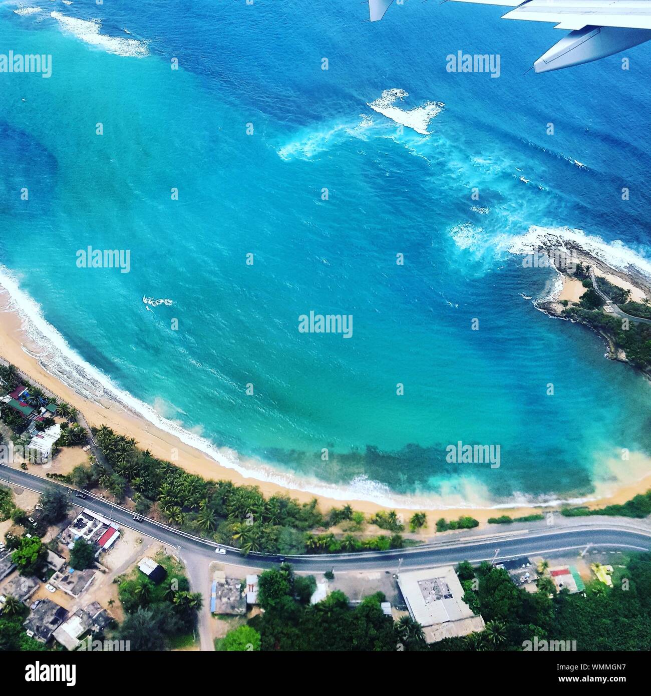 Aerial View Of Sea Stock Photo - Alamy