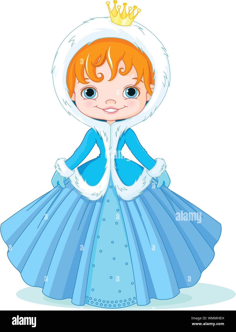 Little winter princess Stock Vector Image & Art - Alamy