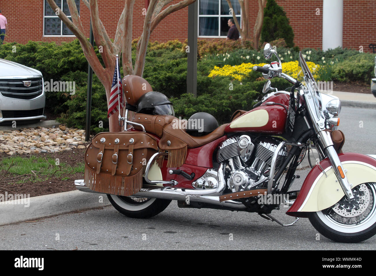 Parked Indian Motorcycle Stock Photo - Alamy