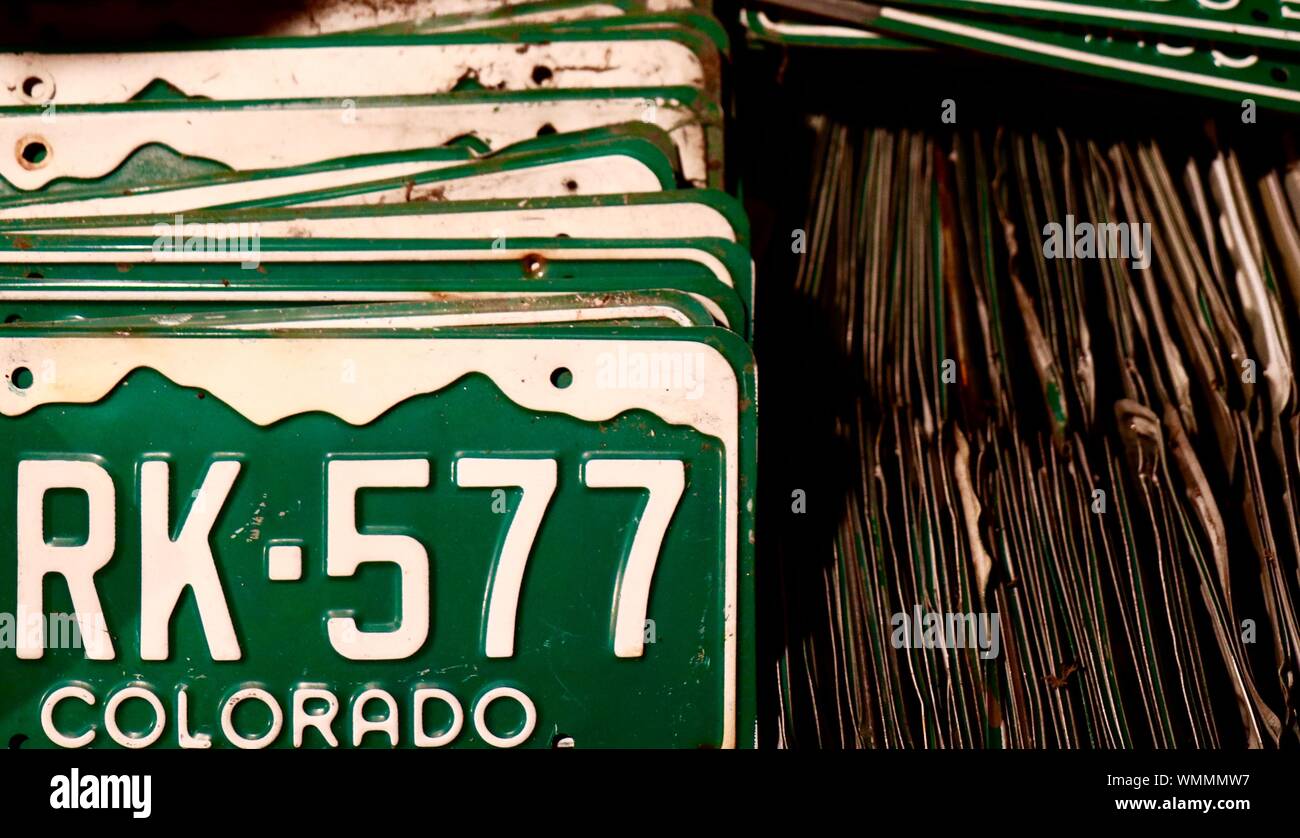 Green number plates hi-res stock photography and images - Alamy