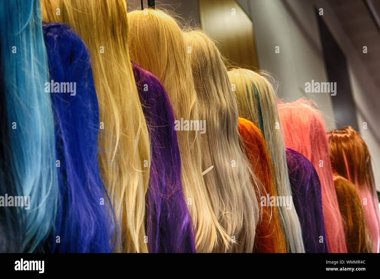 Colorful Wigs High Resolution Stock Photography and Images - Alamy