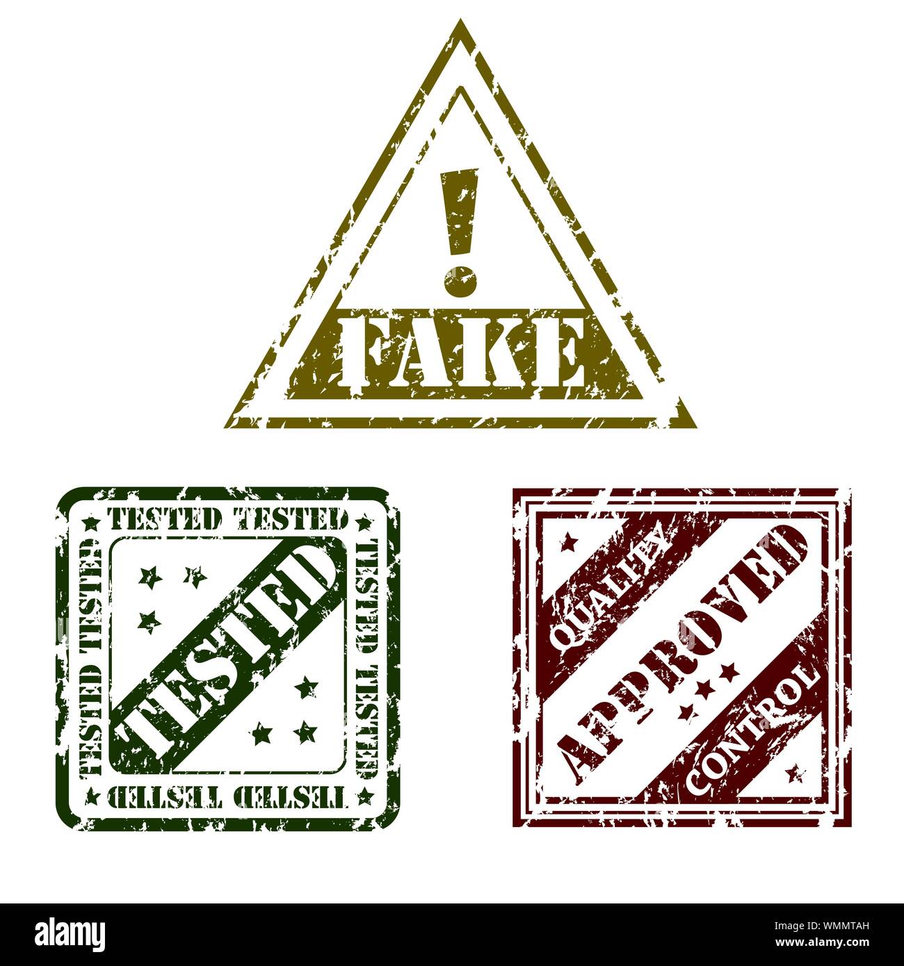 Genuine and fake Stock Vector Images - Alamy