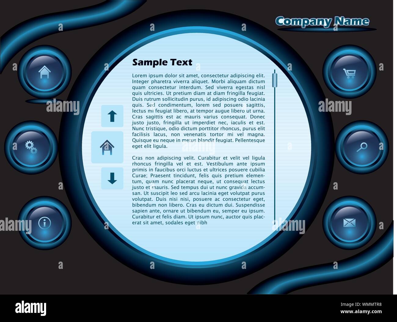 Web template 2 Stock Vector Image & Art - Alamy