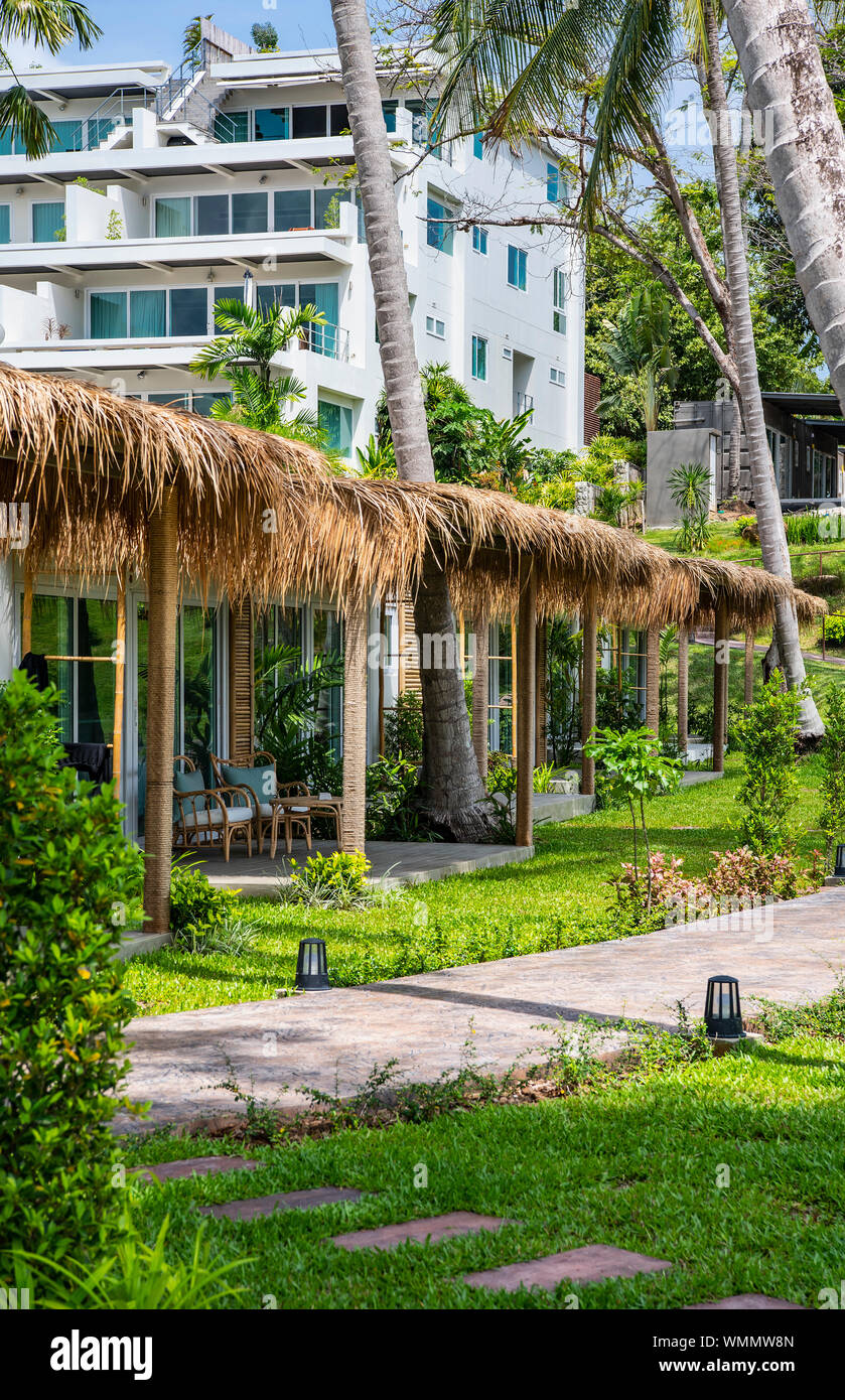 Luxury cabanas at holiday resort in Phuket / Thailand Stock Photo - Alamy