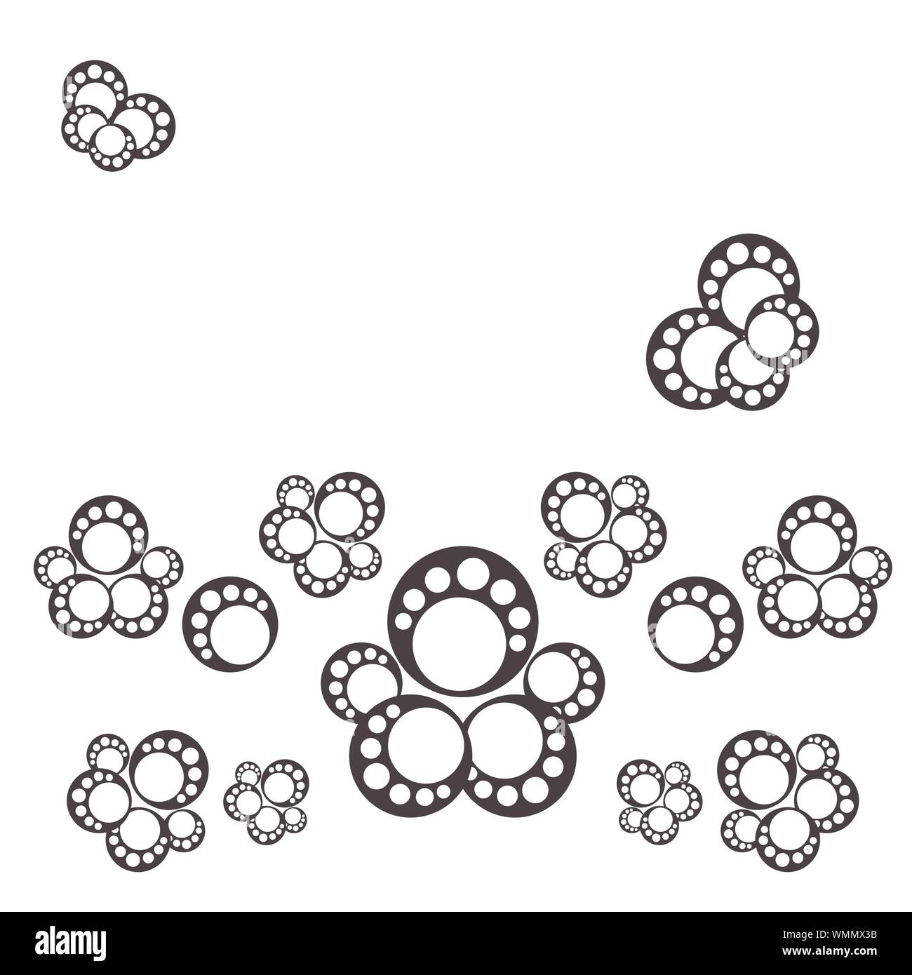 Abstract black and white illustration Stock Vector Image & Art - Alamy