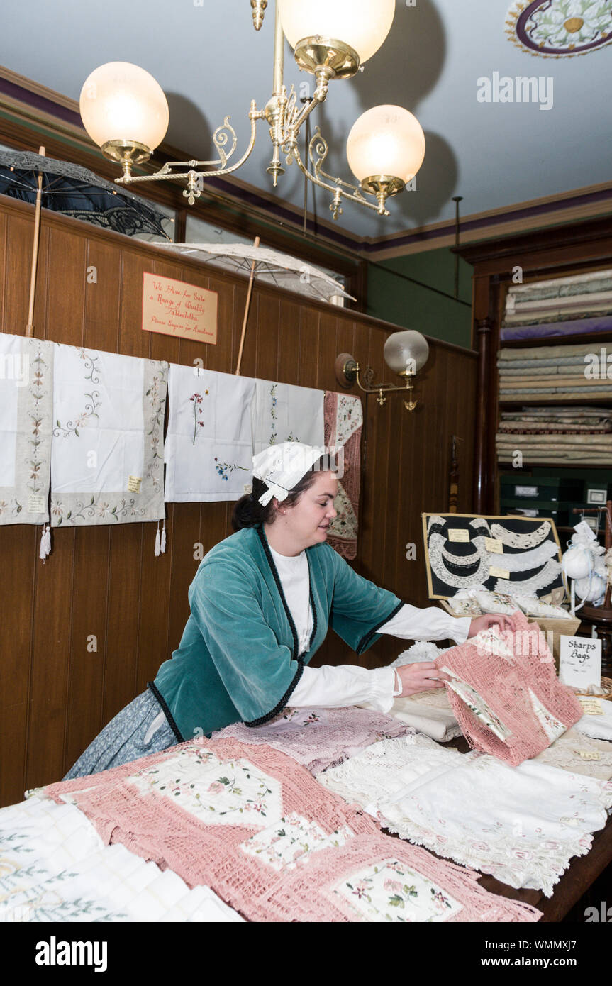 Victorian shop assistant hi-res stock photography and images - Alamy