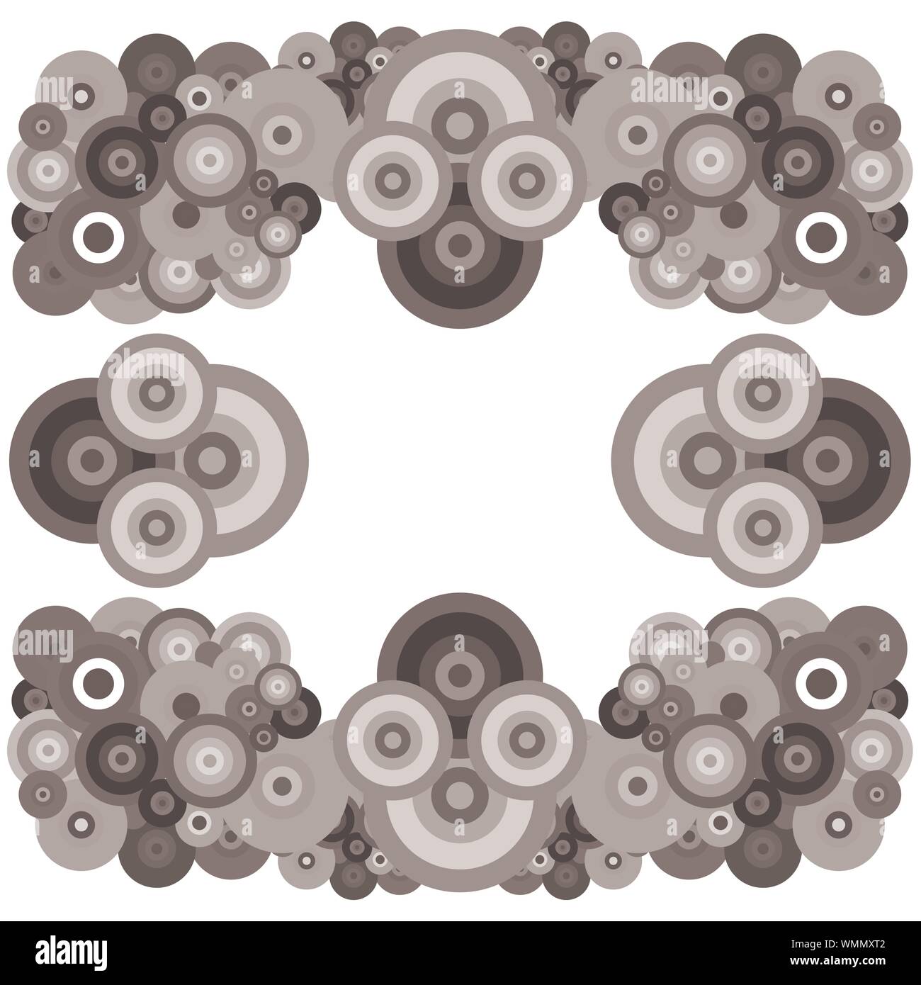 Abstract monochrome vector illustration Stock Vector Image & Art - Alamy