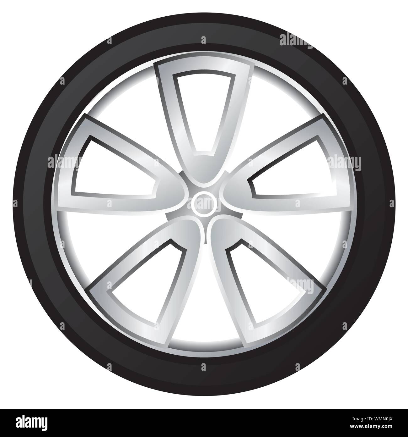 Metallic vector wheel Stock Vector Image & Art - Alamy