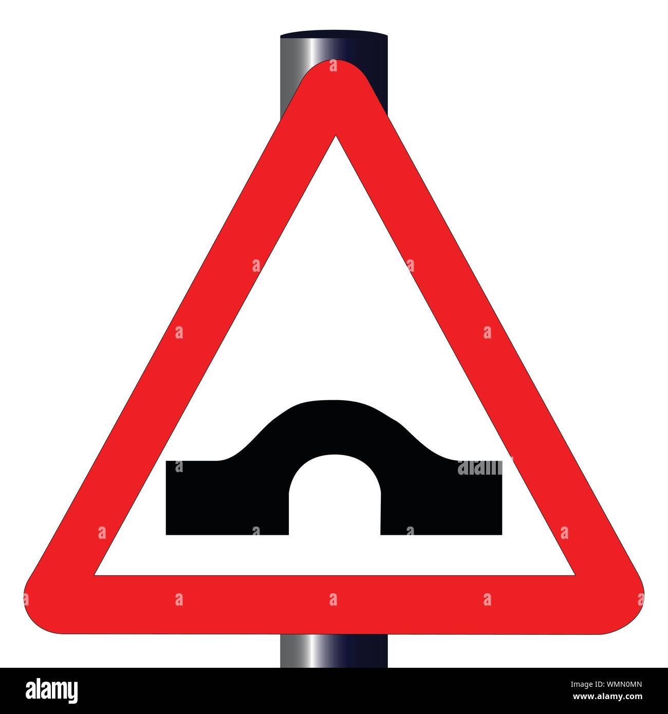 Bridge Traffic Sign Stock Vector Image & Art - Alamy