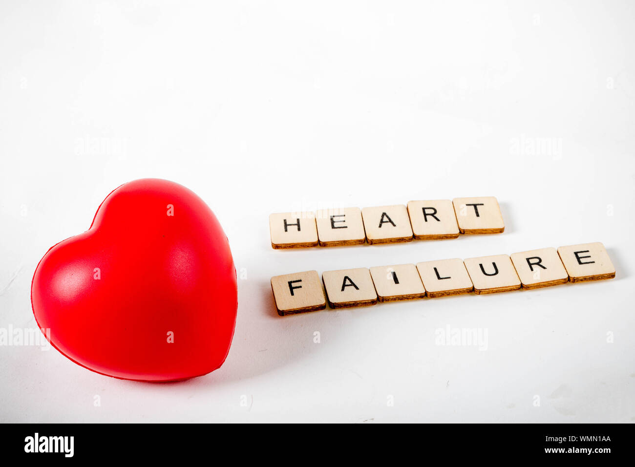 Healthcare concept showing a heart and the message heart failure Stock ...