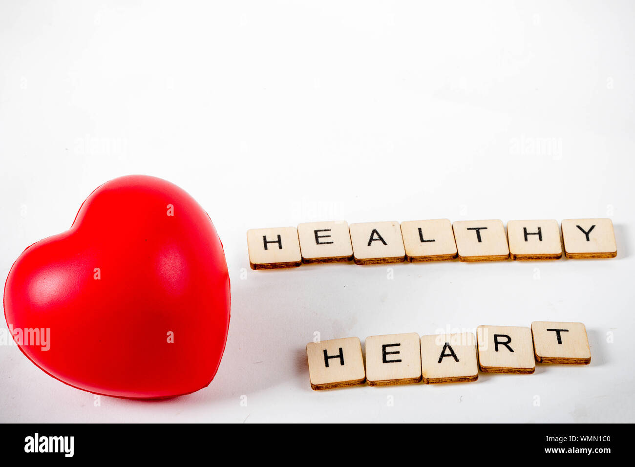 Healthcare concept showing a heart and the message healthy heart Stock ...