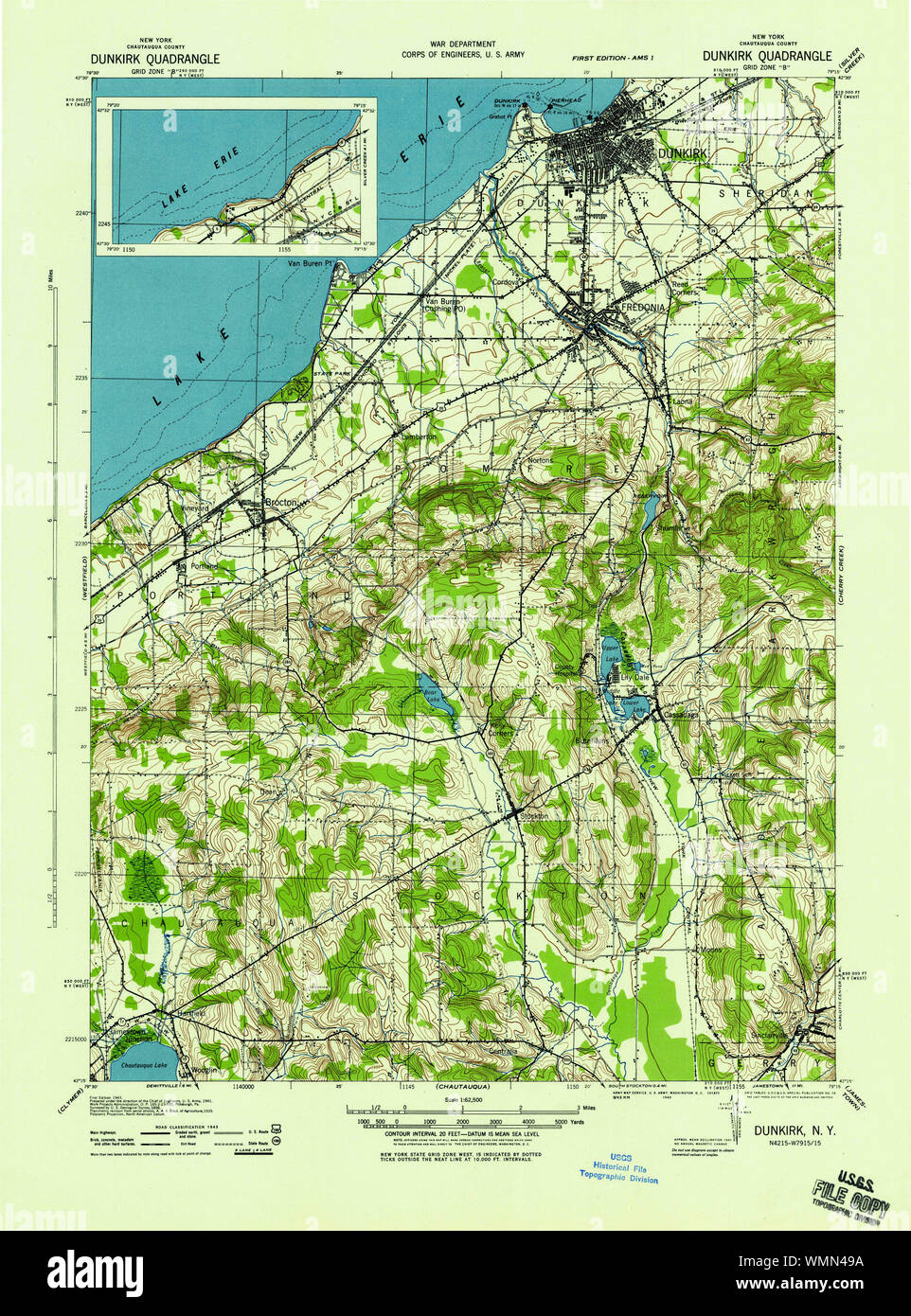 Map of dunkirk new york hi-res stock photography and images - Alamy