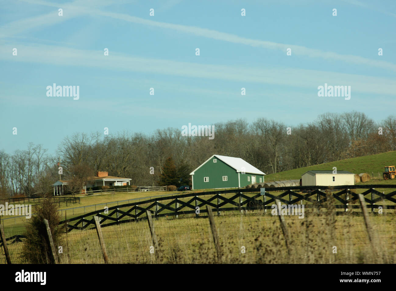 Farm in rural Virginia, USA Stock Photo - Alamy