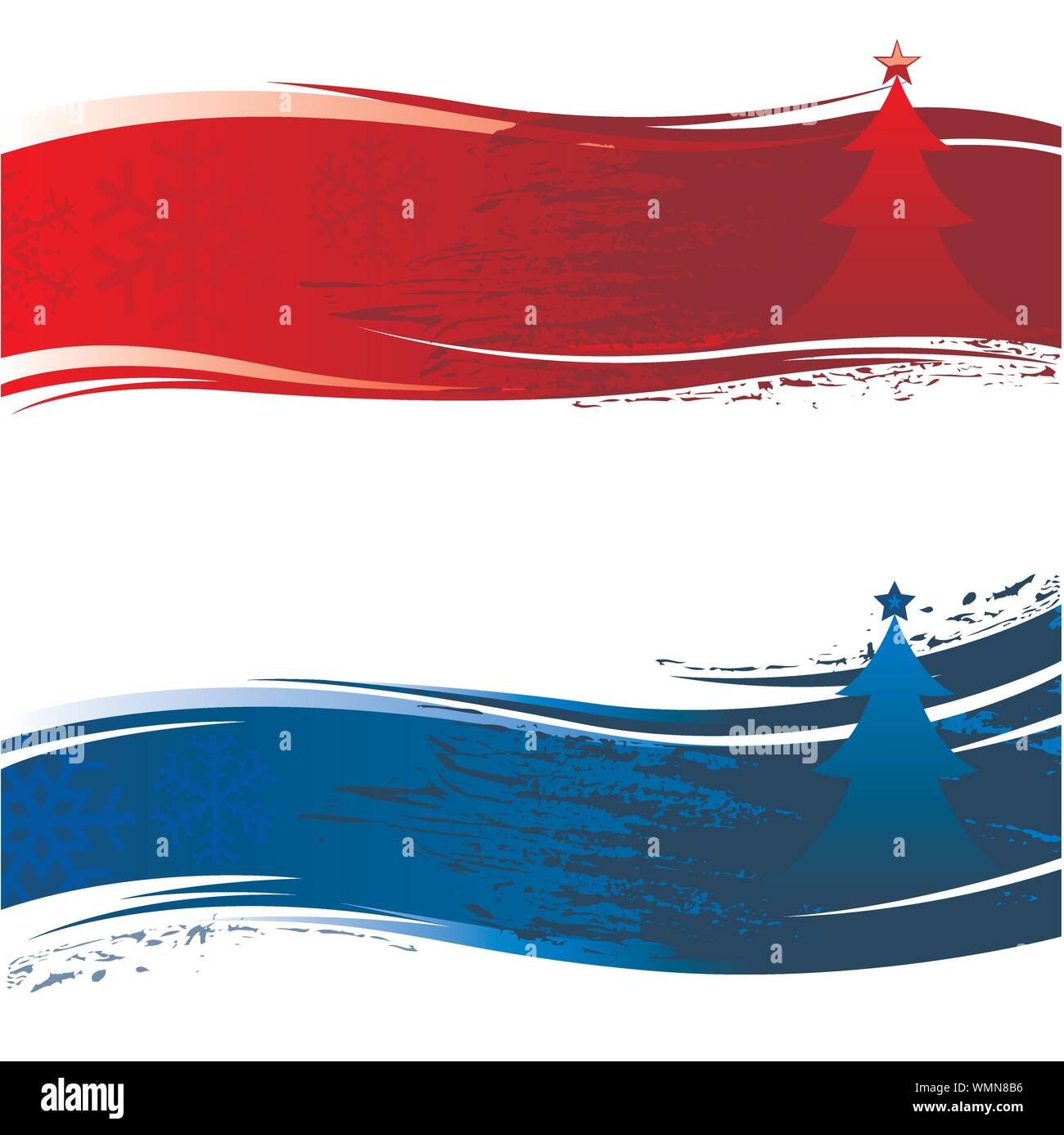 Christmas Tree Banner Stock Vector Image & Art - Alamy