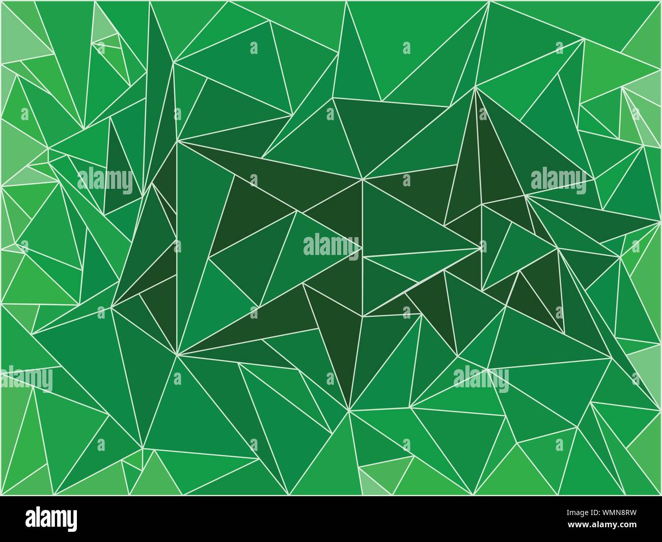 Abstract green background with polygons Stock Vector Image & Art - Alamy