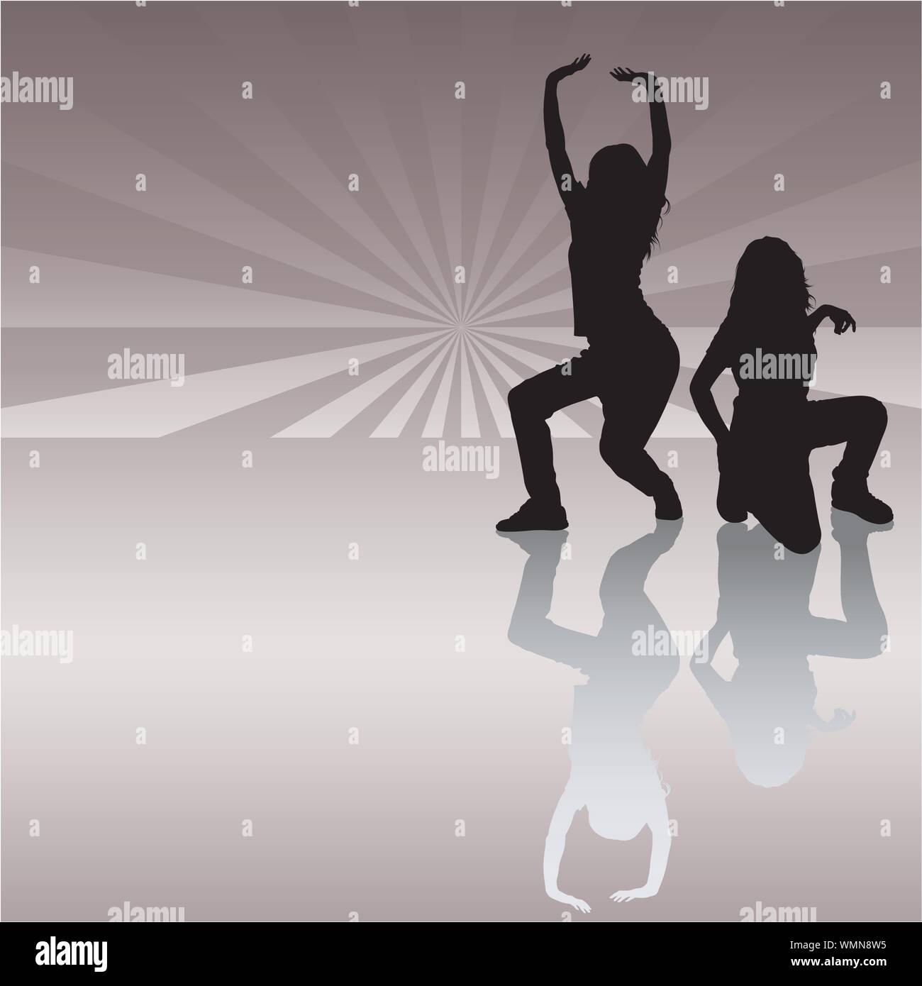 Dancing Girls Stock Vector Image And Art Alamy