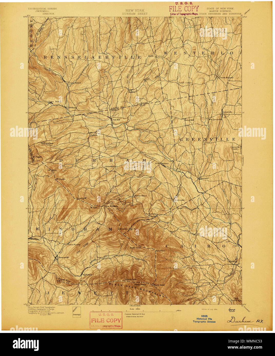 New York NY Durham 140608 1894 62500 Restoration Stock Photo - Alamy