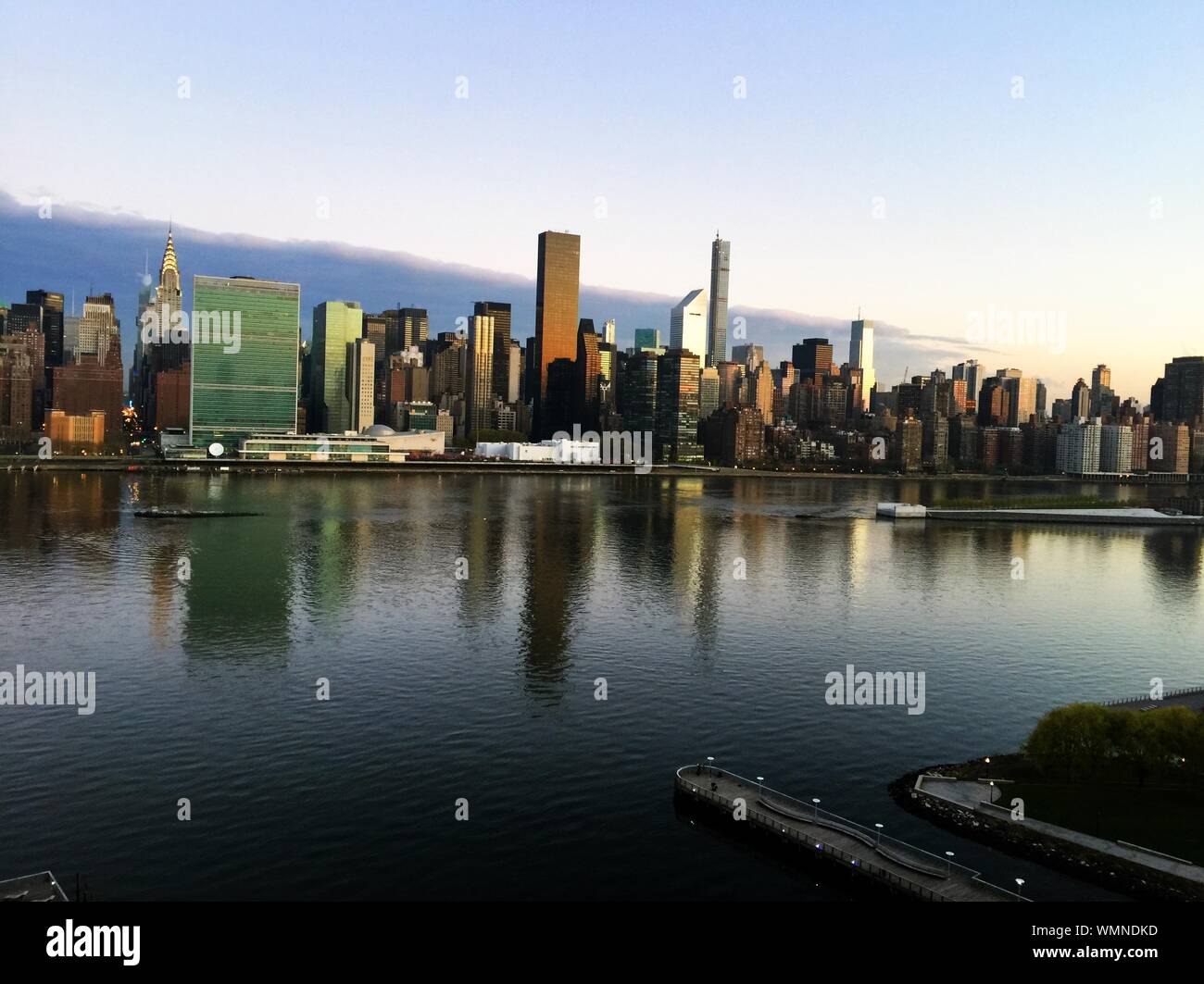 City At Waterfront Stock Photo - Alamy