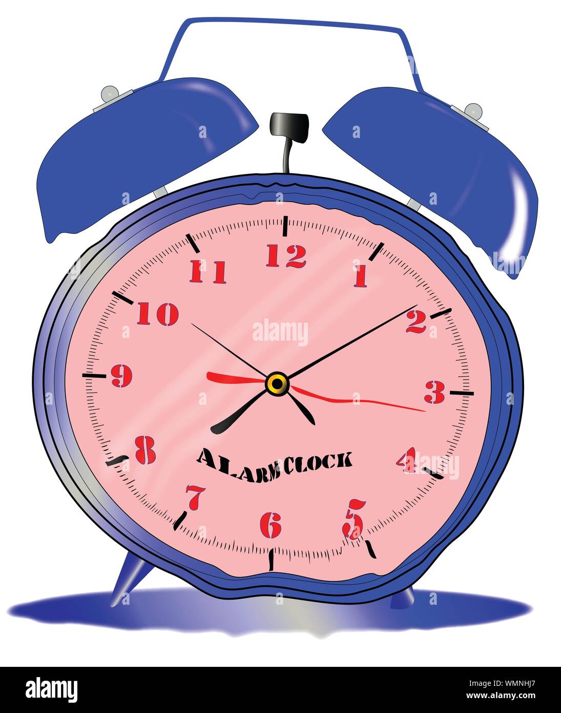 Molten clock Stock Vector Images - Alamy