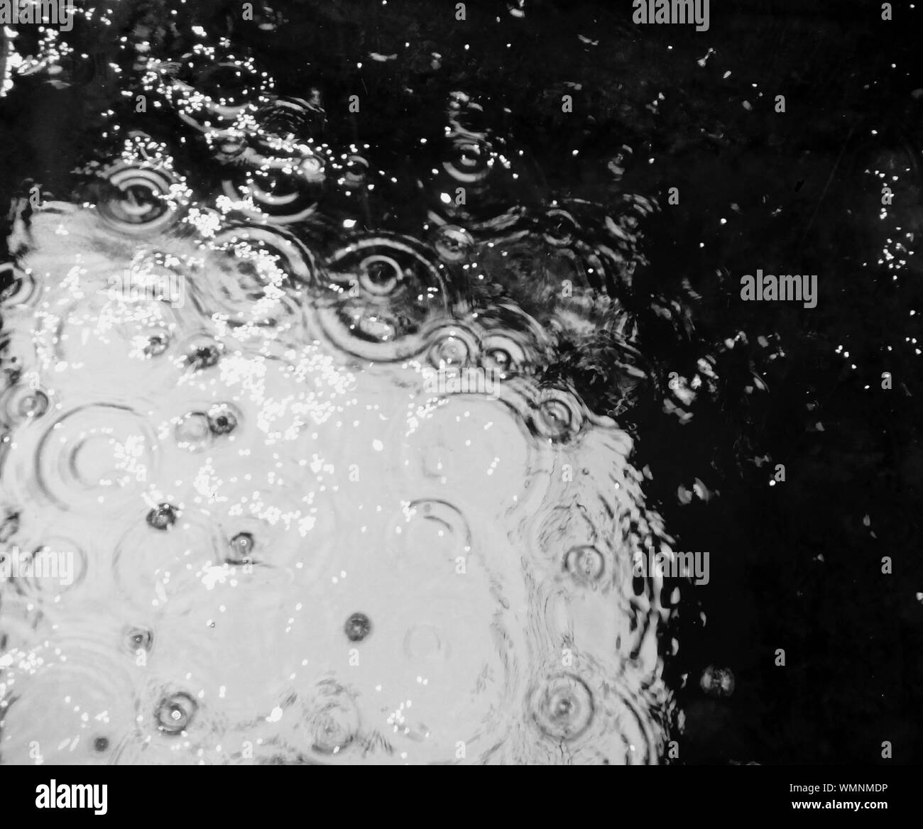Raindrops in the water hi-res stock photography and images - Alamy