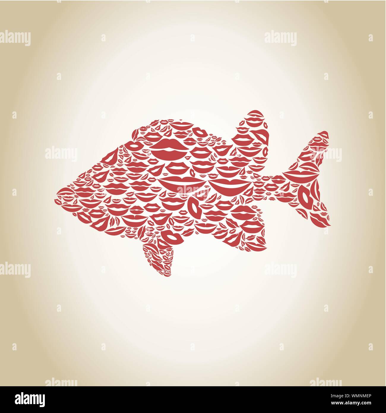 Fish a lip Stock Vector Image & Art - Alamy