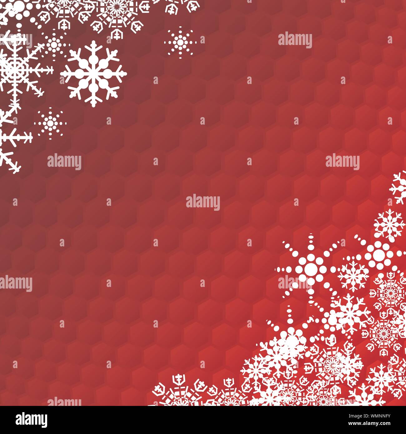 Winter card snowflake pattern Stock Vector Images - Alamy